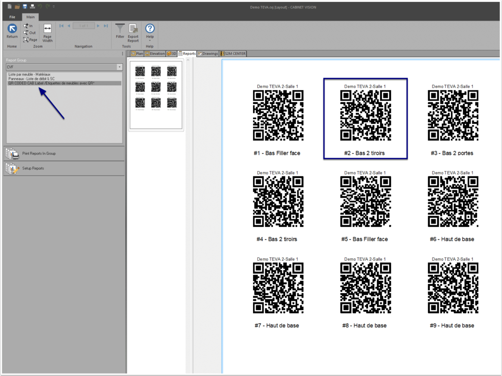 CABINET VISION - QR code
